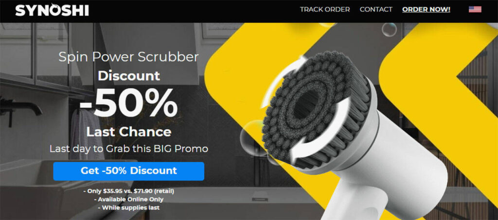 Synoshi Scrubber Reviews: Is It Worth Buying or Fake Handheld Spin ...