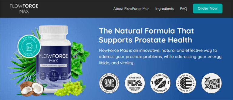 FlowForce Max Reviews: Improve Prostate Health with Flow Force Max ...